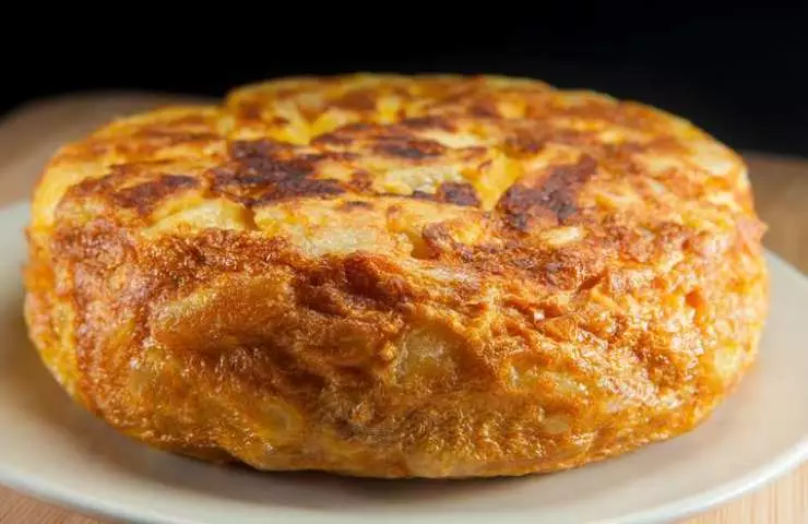 Omelette í réttinum