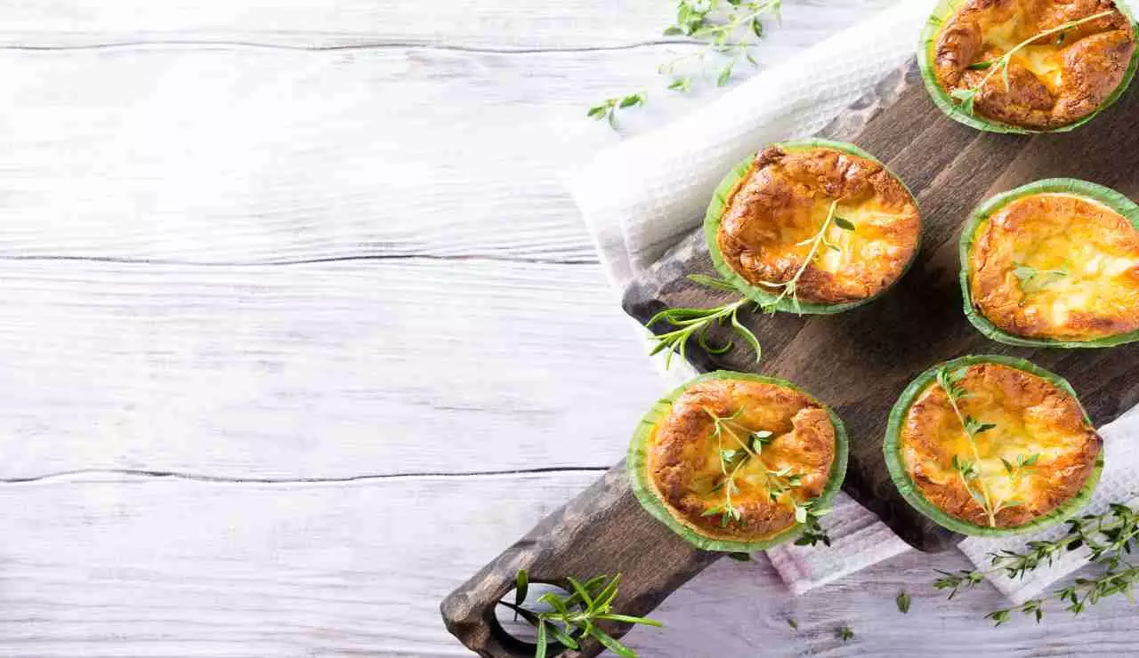 Mini Quiche Brisè mat Feta Broccoli a Basilikum | een féiert zu engem aneren irresistible