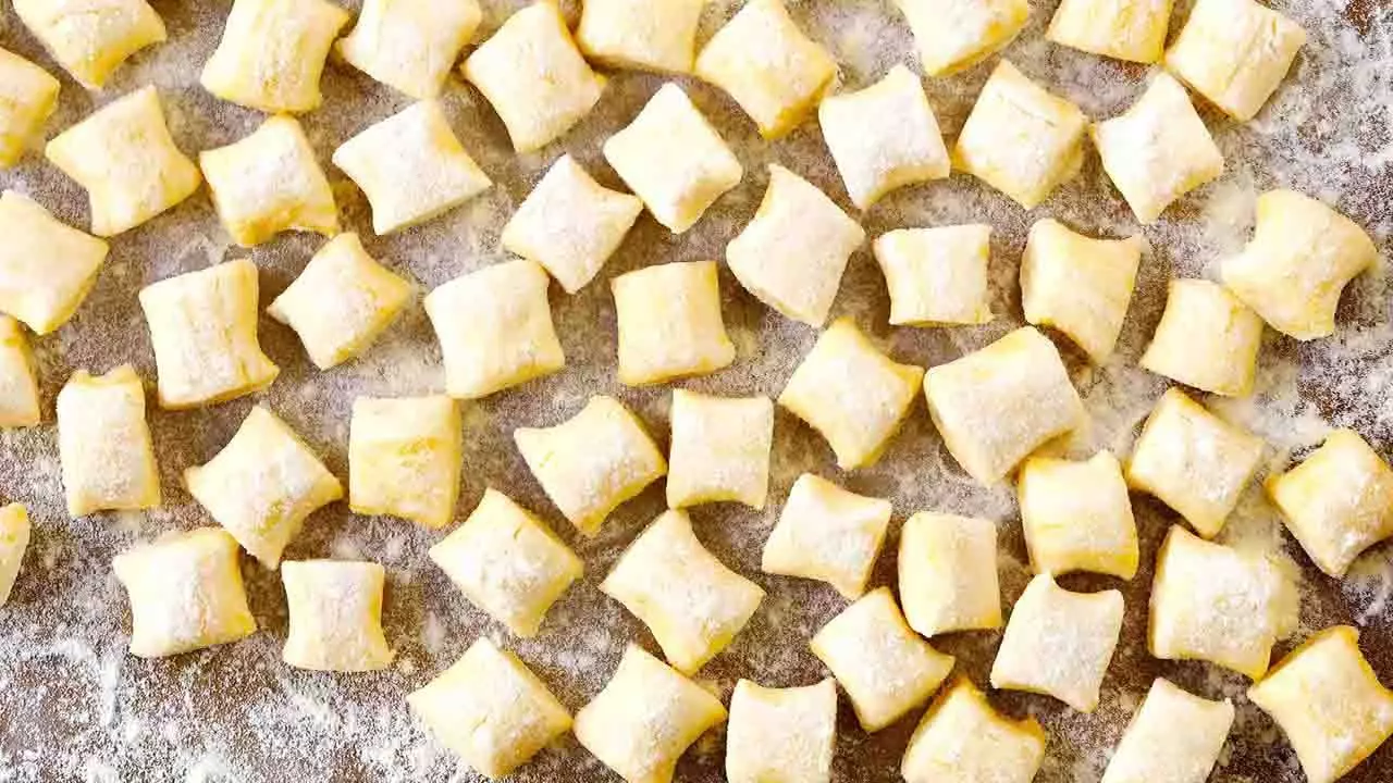 Rikotos gnocchi tešla