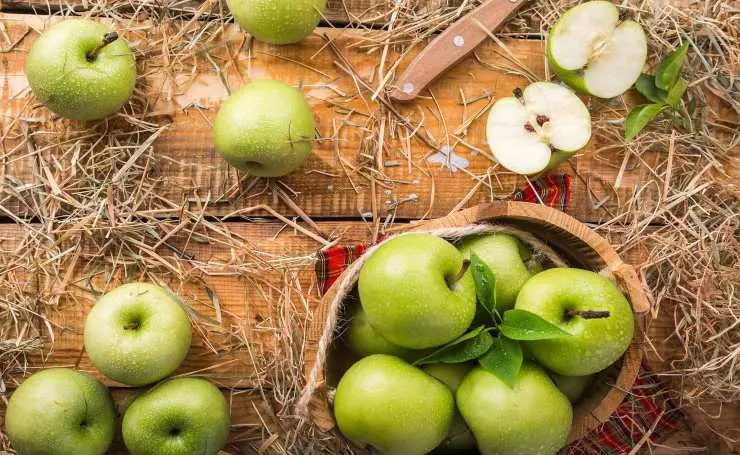 Batido de manzana verde y limón