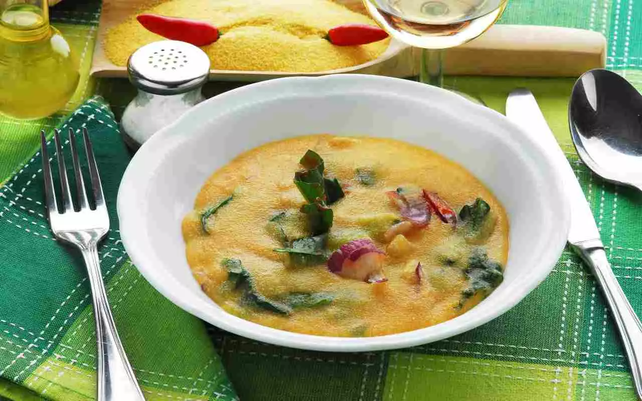 Polenta කළු ගෝවා චීස් වට්ටෝරුව