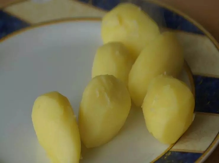 gekookte aardappels