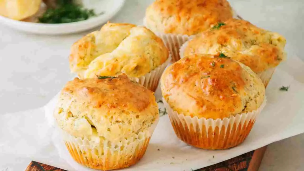 Gorgonzola an Thymian Muffins | eng mëll a lecker Fanger Iessen