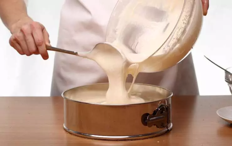 Hot milk cake - pag-imprinta sa resipe