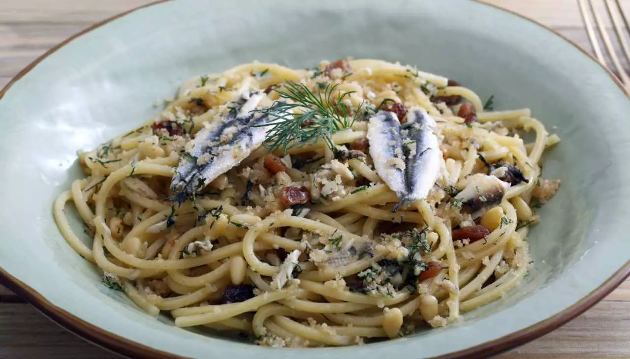 Pasta with sardines | Recipe by Marco Giarratana