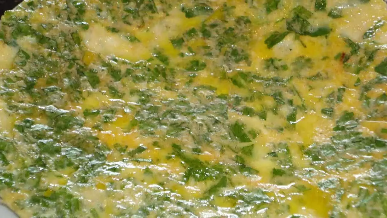 parsley omelette