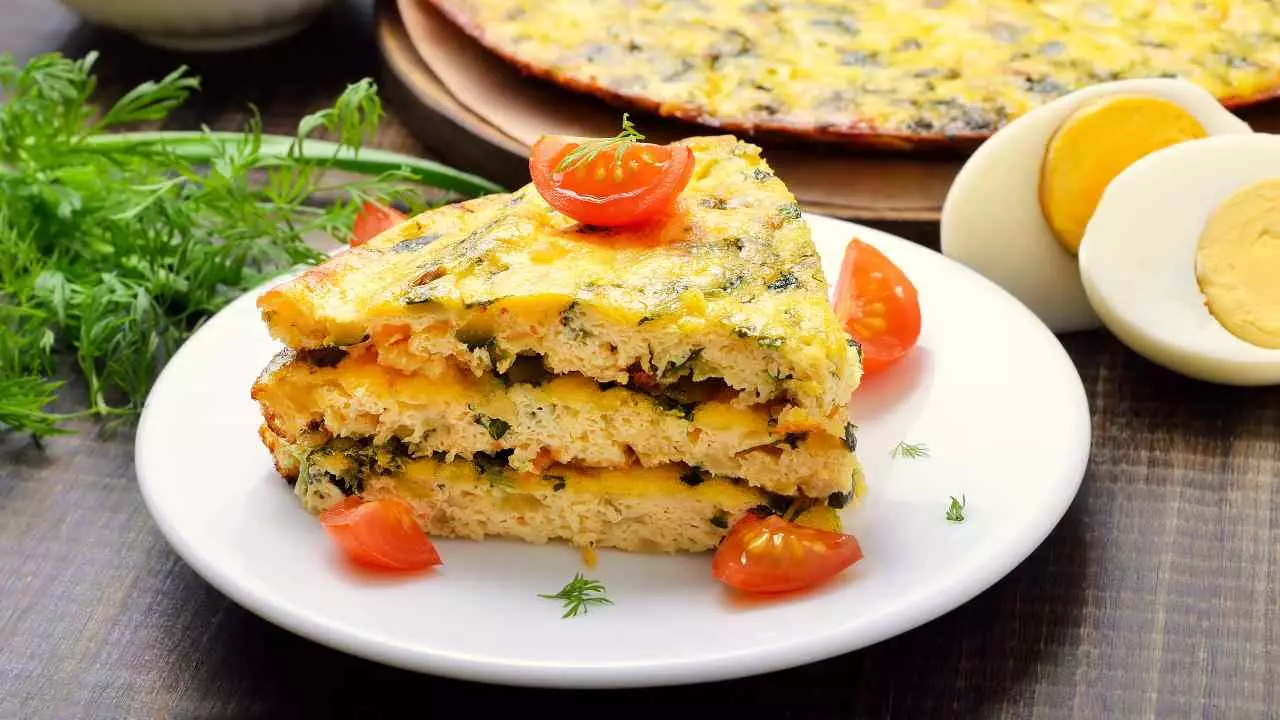 I-omelette ne-parsley ne-mint | Iresiphi ekhetheke kakhulu