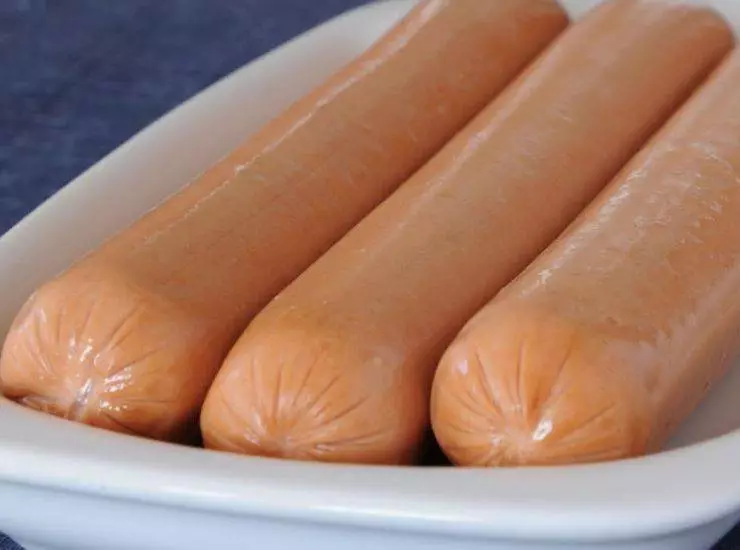 Kjøttboller frankfurters og paprika