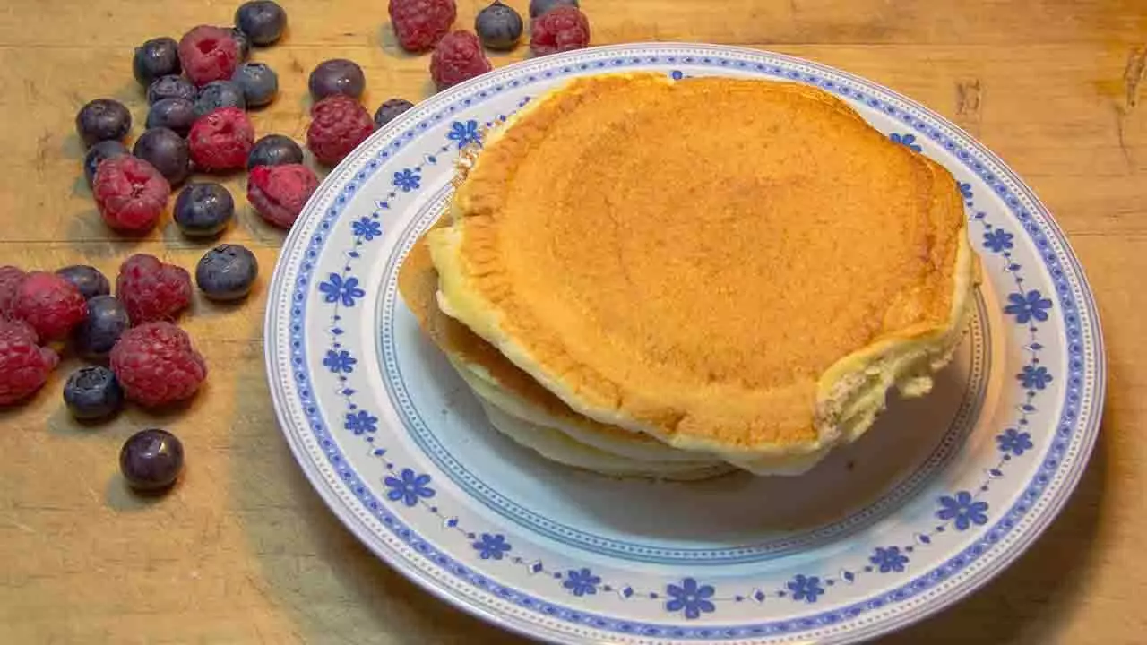 American pancakes, ezigbo uzommeputa mere na USA, dị mma na nro