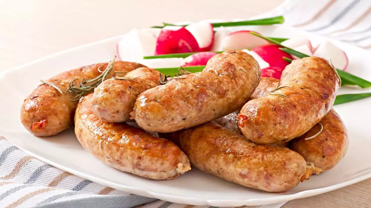 sausages with rosemary