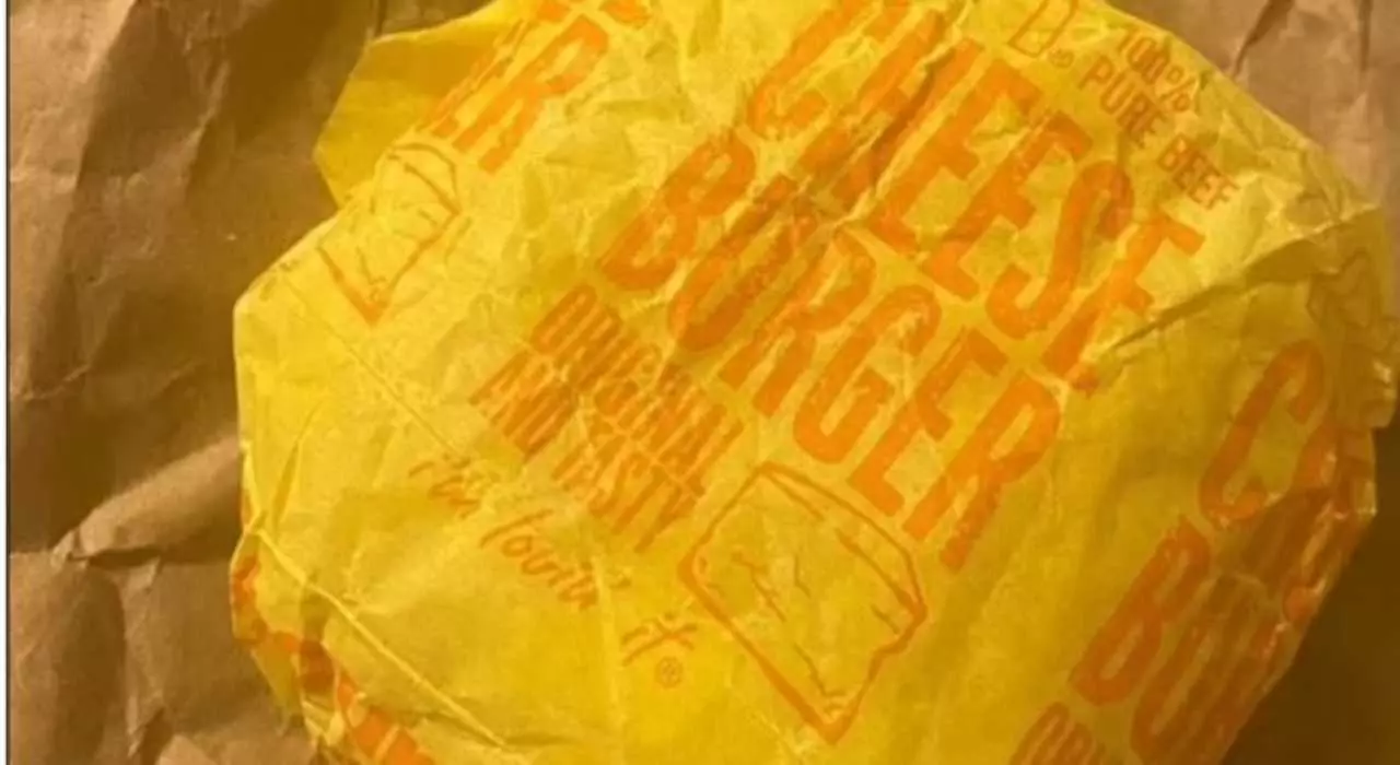 Skørt hvordan en Macdonald's cheeseburger blev fundet efter noget tid