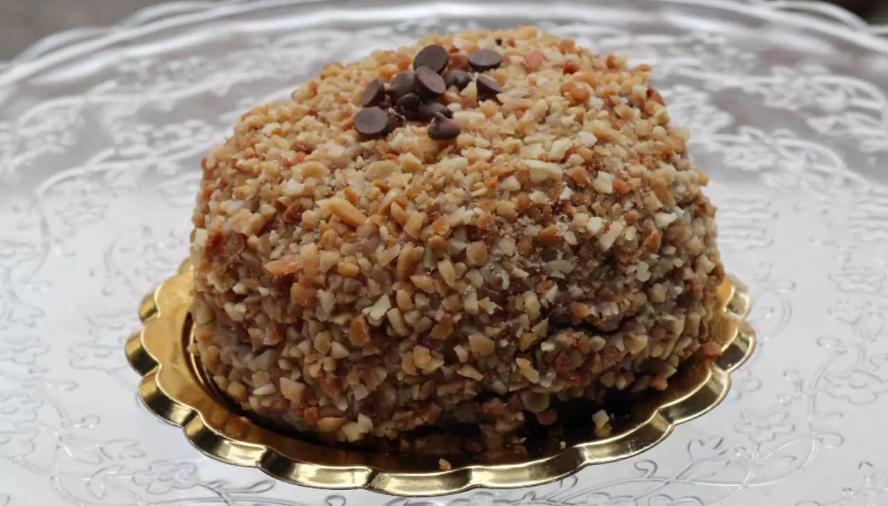 Zuccotto Rocher | ஒரு சிறந்த இயற்கை விளைவு கொண்ட பேராசை கொண்ட இனிப்பு