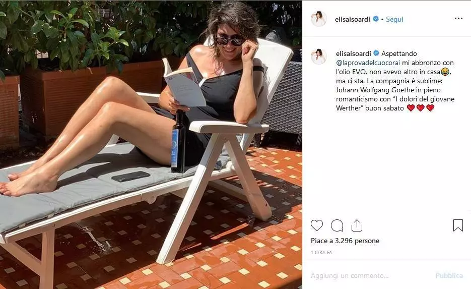 Elisa Isoardi, pesen negatif ing media sosial: 3353_3