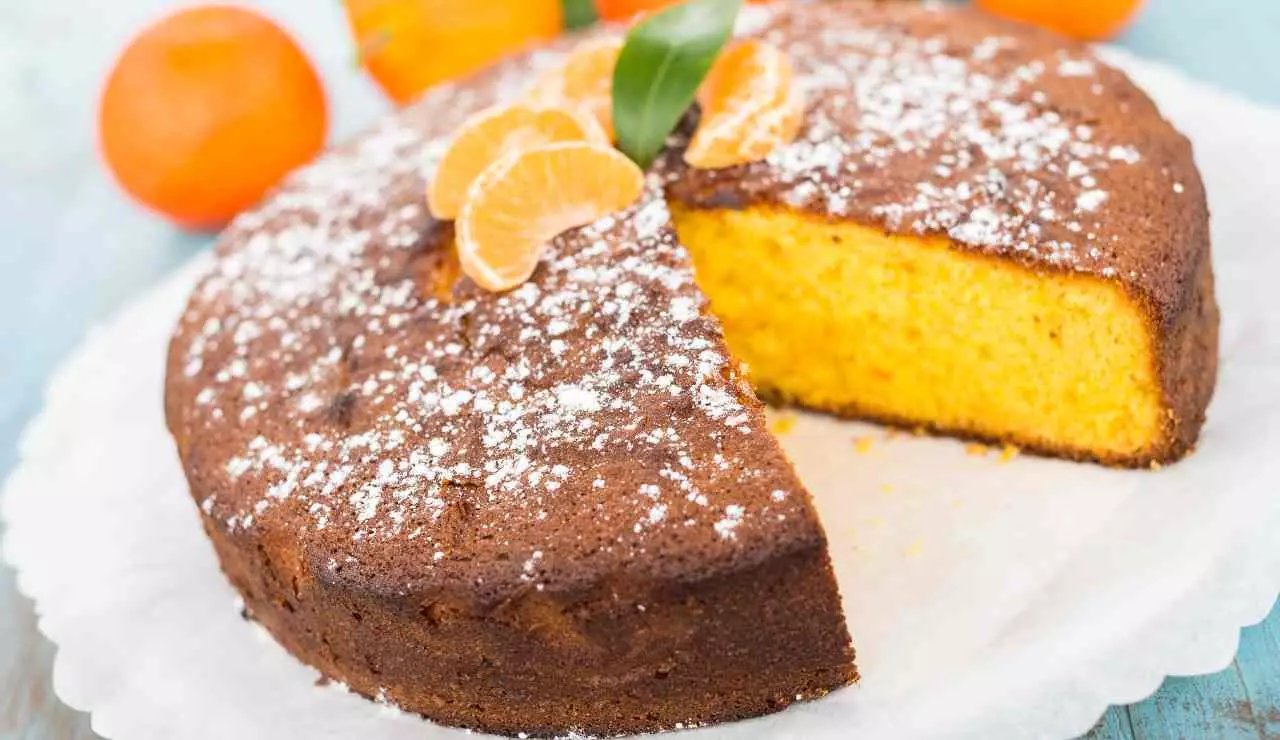 gâteau moelleux à la clémentine