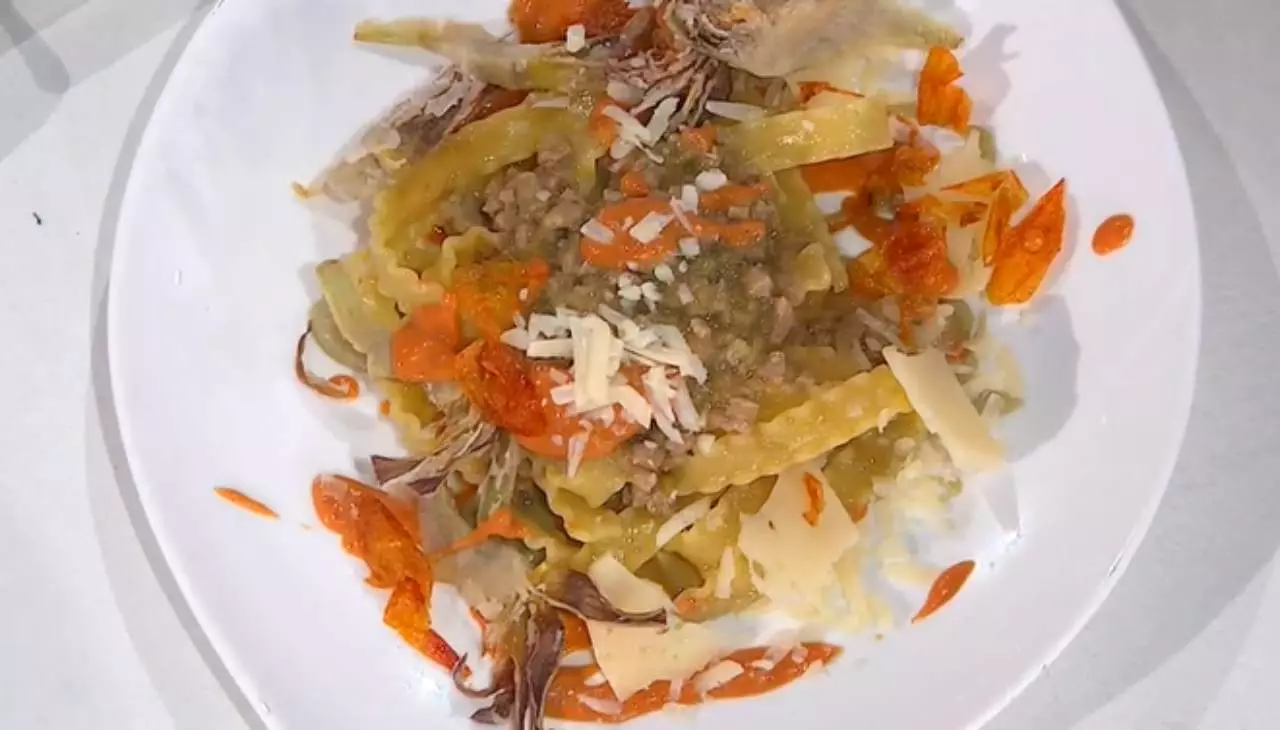 Ny mitataovovonana foana | Recipe by chef Gian Piero Fava | Reginette miaraka amin'ny ragout zanak'ondry sy artichokes