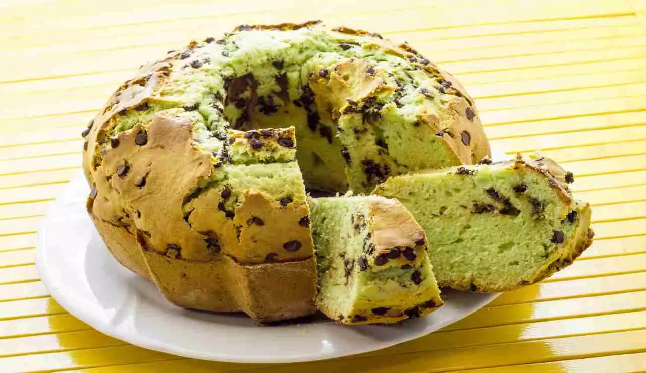 Pistachio donut and chocolate chips AdobeStock
