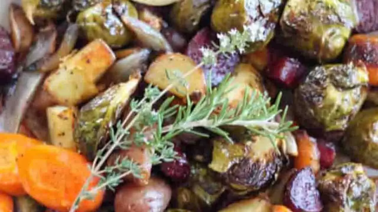 Verduras a la plancha con romero, guarnición rápida y delicada