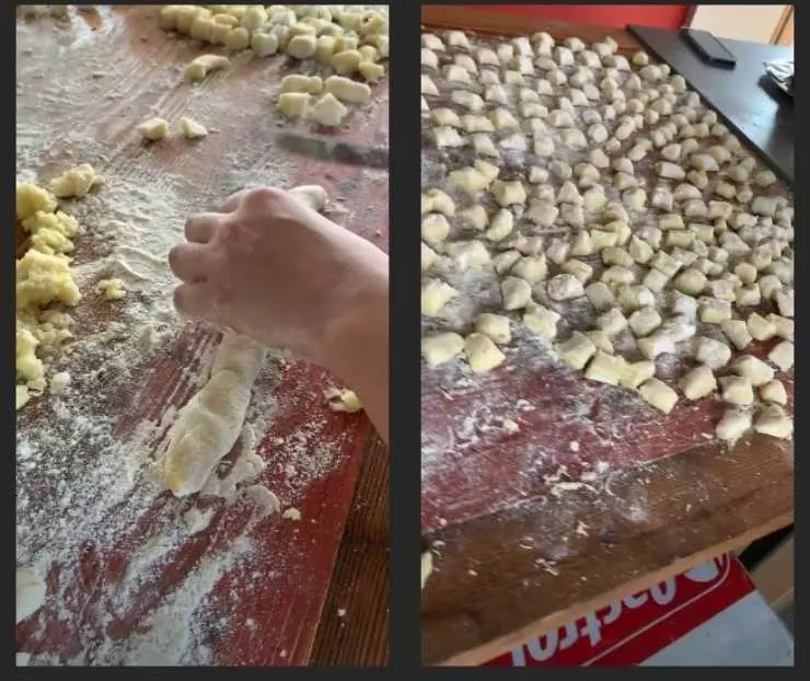 antonella clerici et anna moroni à nouveau ensemble dans la photo de la cuisine - recette imprimée