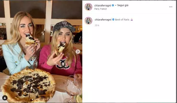 Valentina Ferragni Parīzes diēta - RicettaSprint