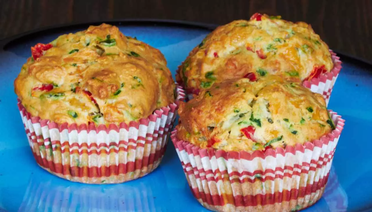 muffins za chakula cha vidole vya chumvi