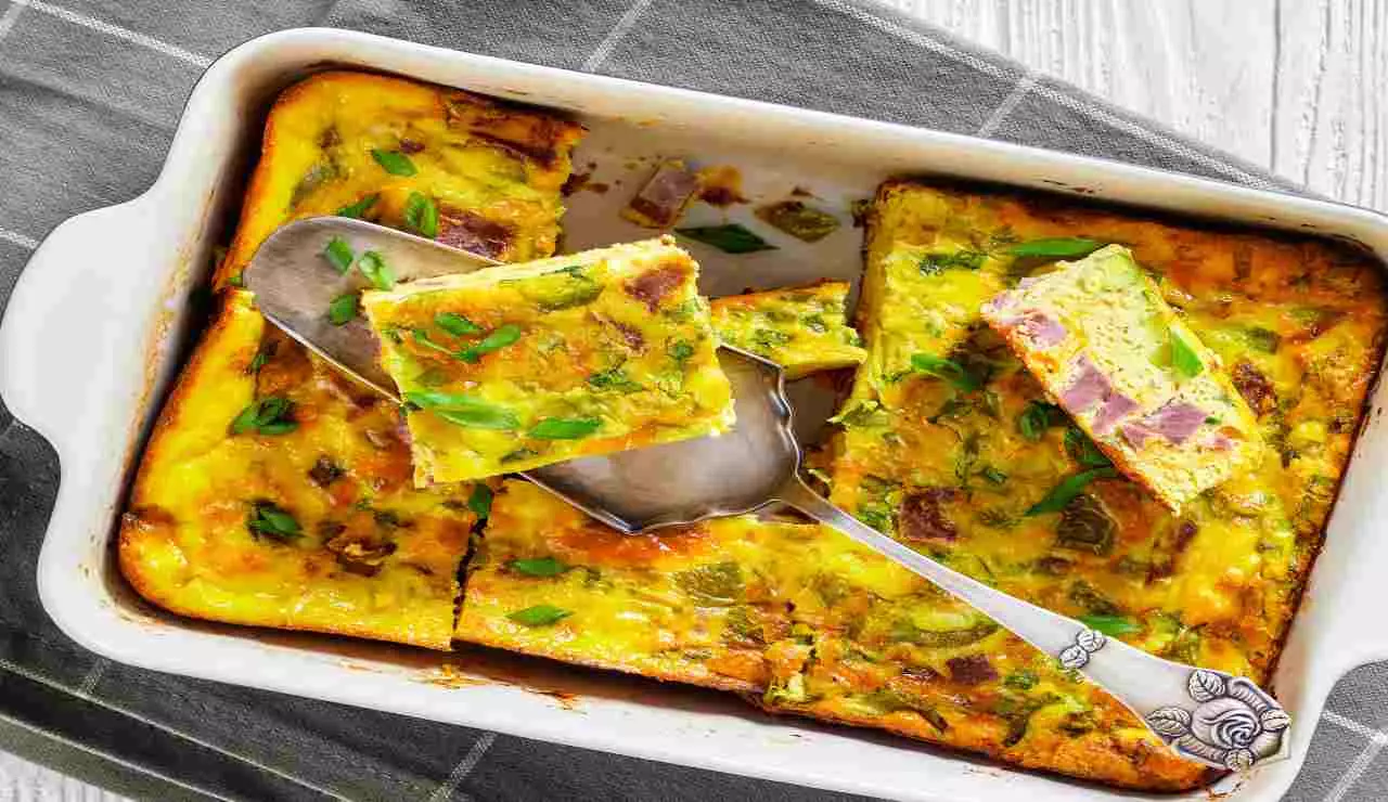 For a delicious and quick dinner, omelette is what you need, let's prepare it in the oven