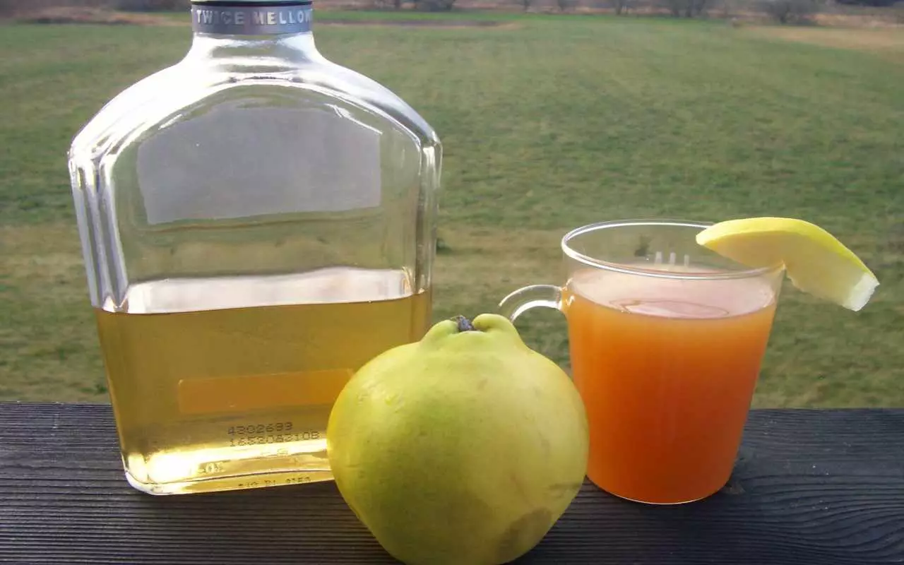 Quince liqueur | Tena tsara, aorian'ny sakafo, ho toy ny fandevonan-kanina