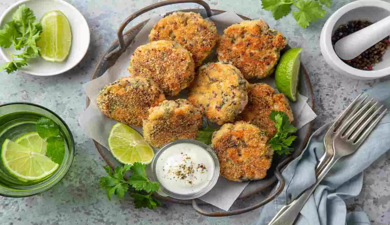 Quinoa qızılbalığı və balqabaqlı burger