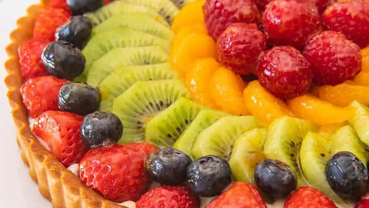 Dessert buah tanpa laktosa