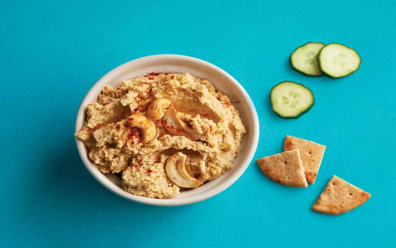 recept na hummus kešu FOTO recept tlač