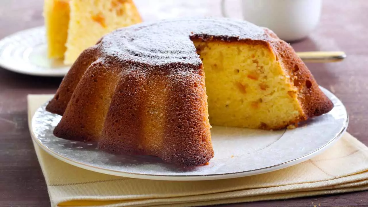 Cake with candied fruit without butter | Delicate, fragrant and inviting