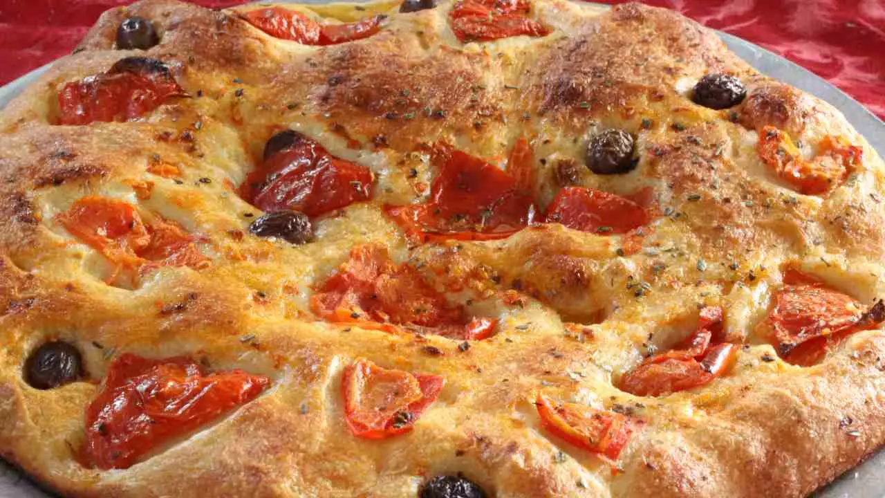 Focaccia tomates cerises