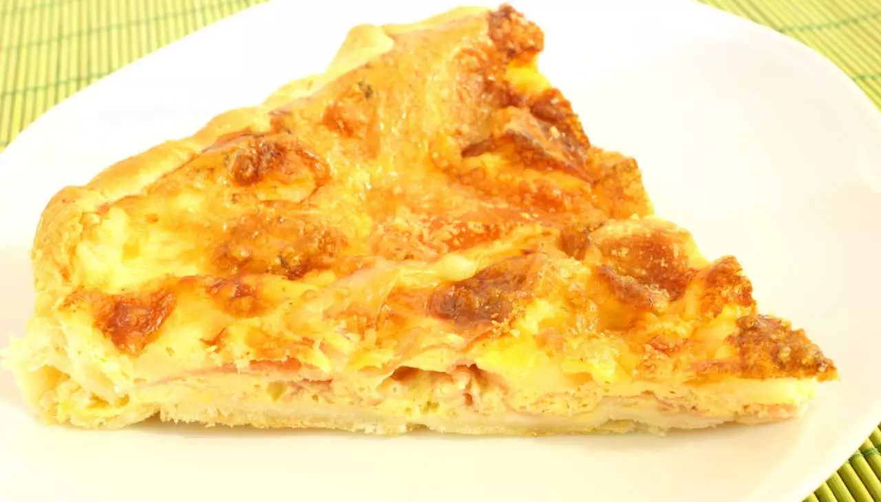 5 Minutten salzeg Gratin Pie mat Ham a Kéis | Ganz einfach a lecker