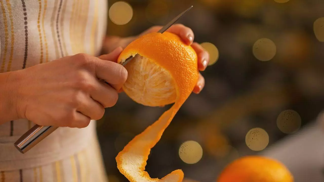 naranja rellena