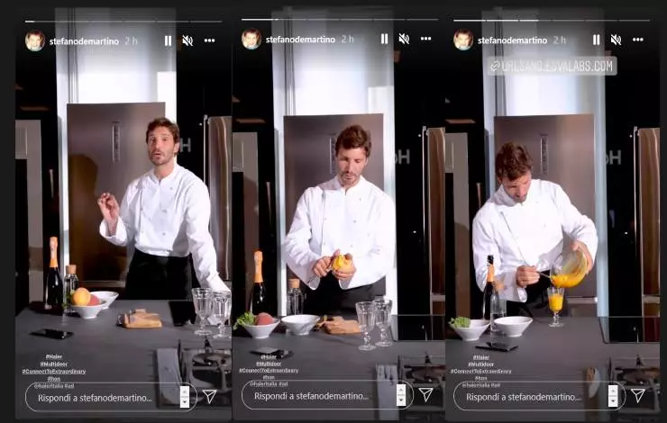 Stefano De Martino di dapur - RicettaSprint