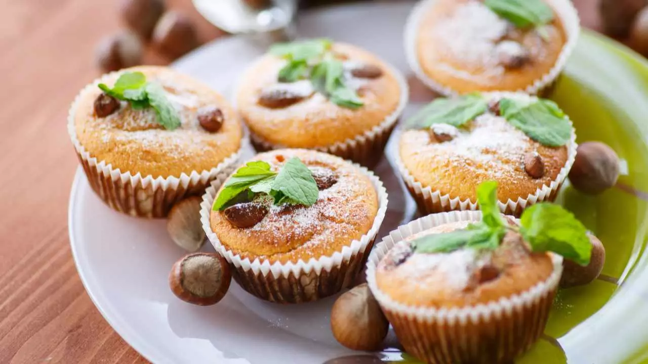 Hazelnut muffins