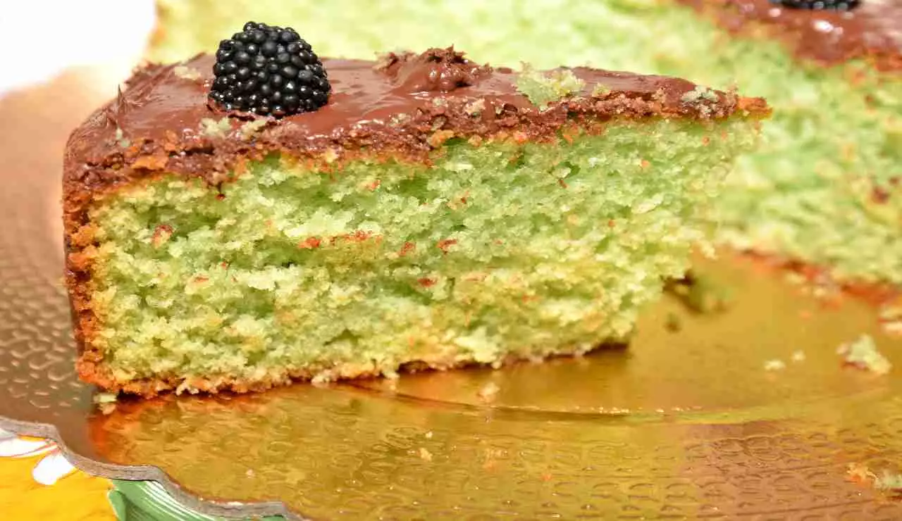 Bolo de nube de coco, pistacho e chocolate | unha explosión de bondade