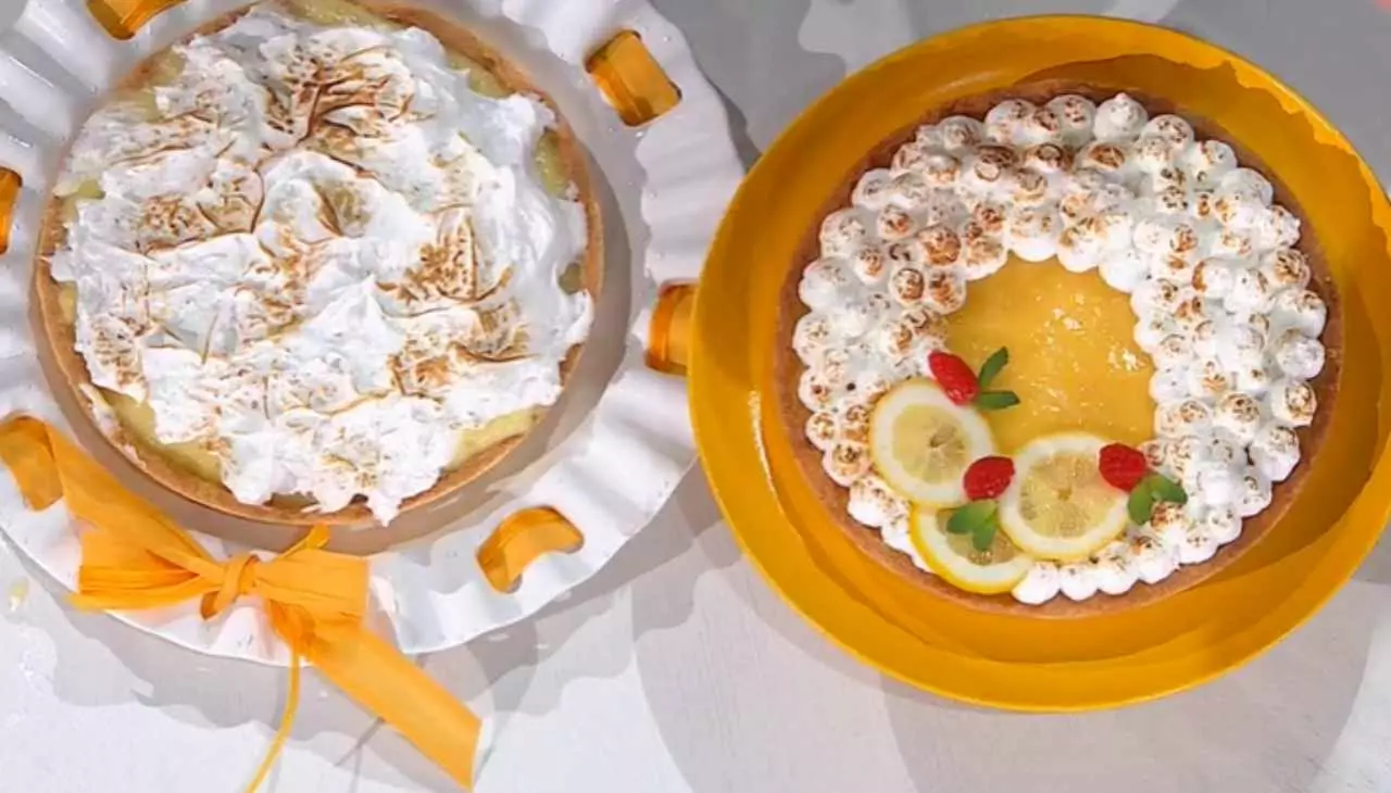 Larawan ng Laging tanghali. Lemon meringue cake ni chef Natalia Cattelani