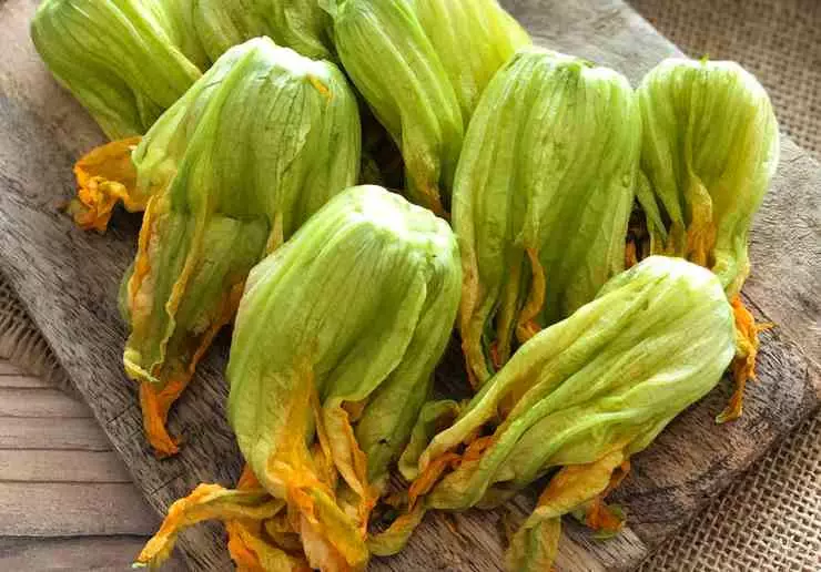 fleurs de courgettes