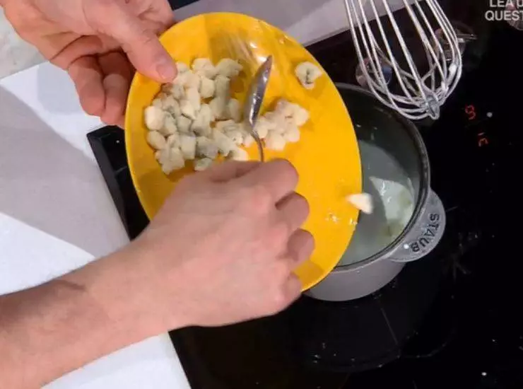 Photo de Il est toujours midi. Fondue au gorgonzola par le chef Gian Piero Fava