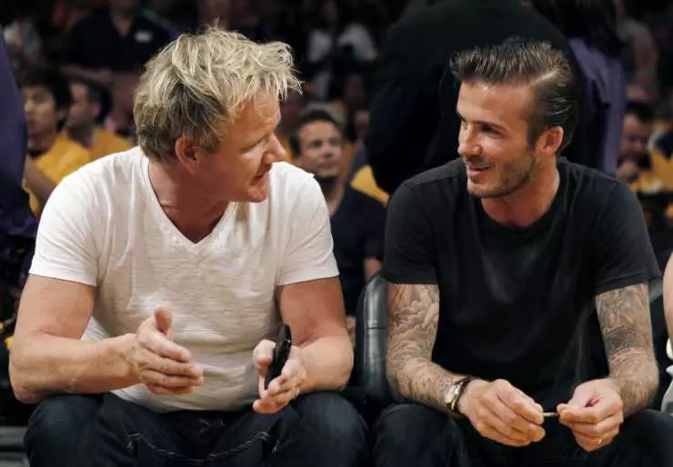 Beckham Geedziĝo Gordon Ramsay - ReceptoSprint