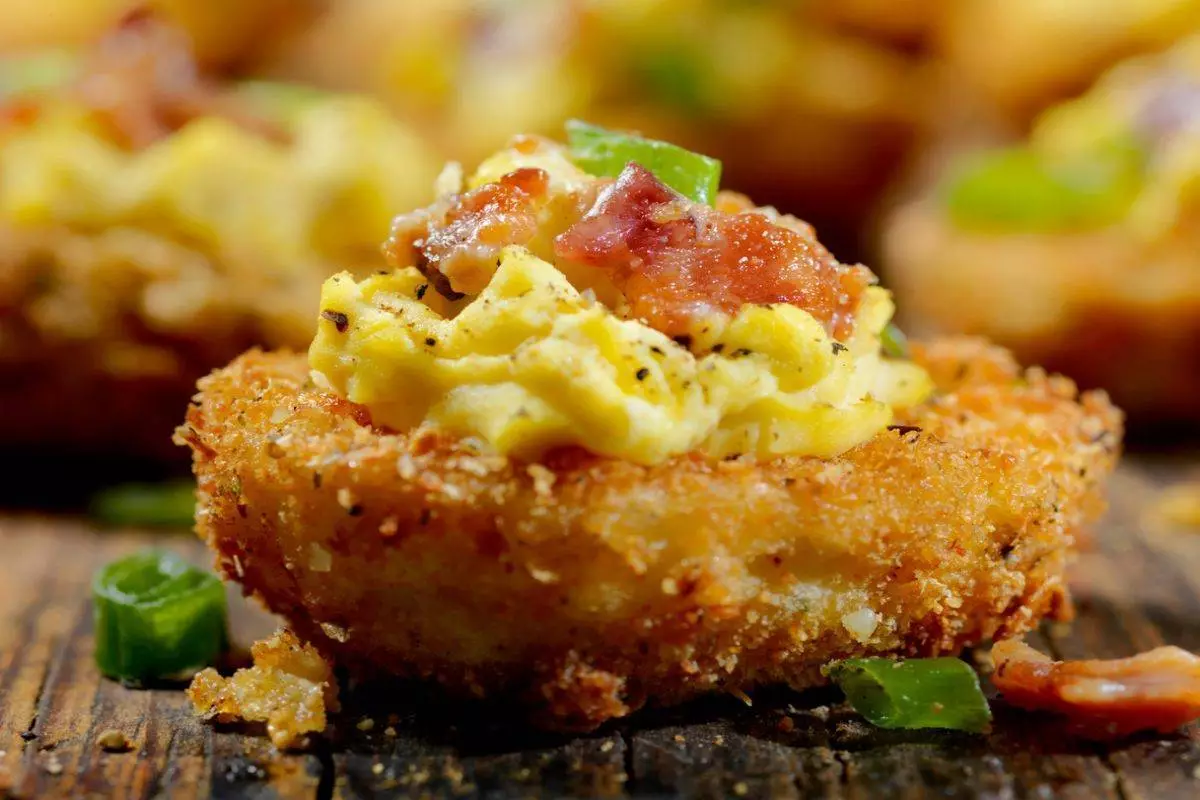 Telur Goreng Goreng karo Bacon Crispy