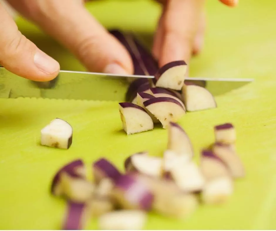 aubergine en aardappel gehaktballen