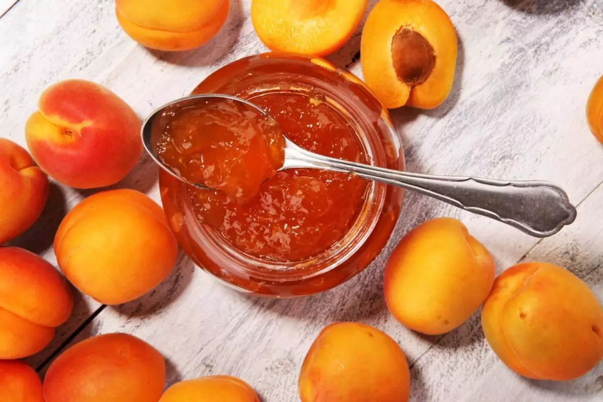 Gluten dawb apricot jam