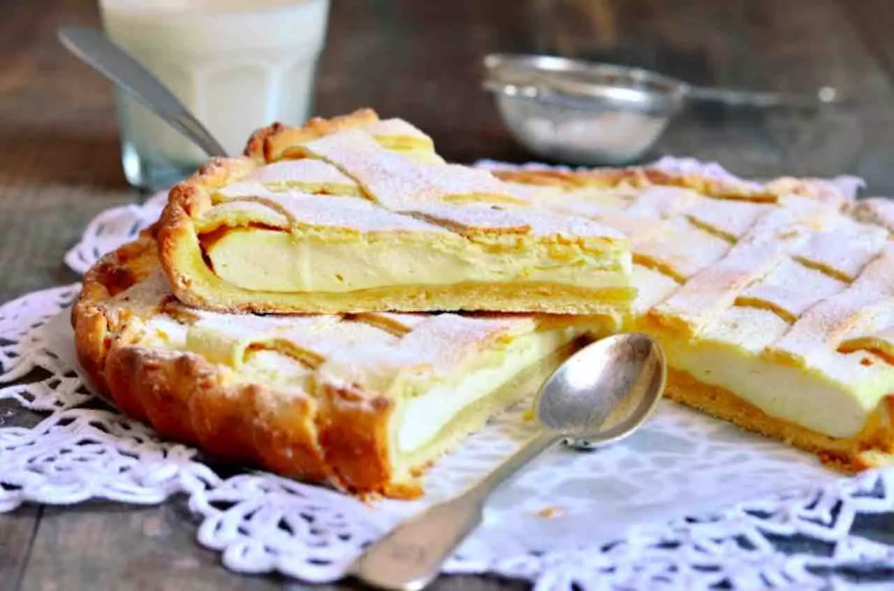 Tarta blanda con crema pastelera de limón un postre fantástico