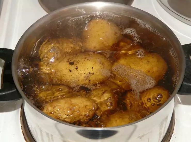 boiled potatoes