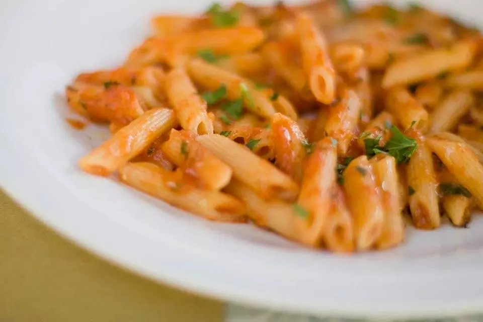 Gerookte penne