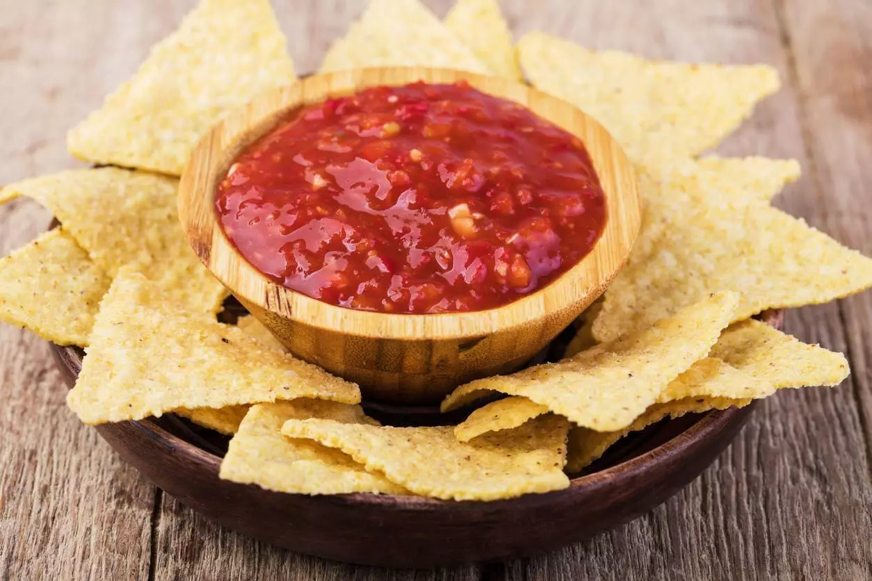 Pikantná salsa, skvelá na nachos, hranolky a ďalšie