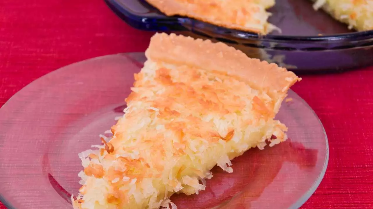 Coconut tart