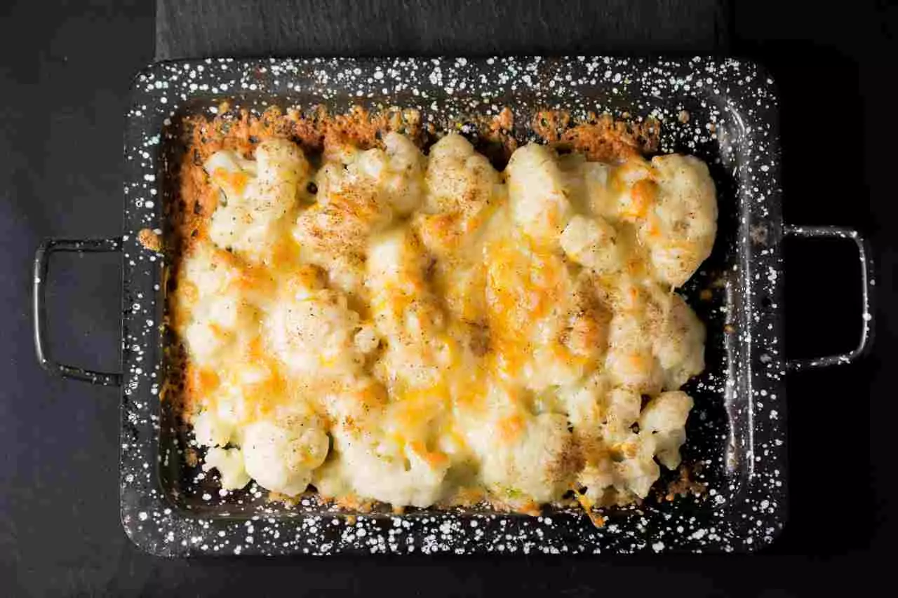 Gratinated cauliflower