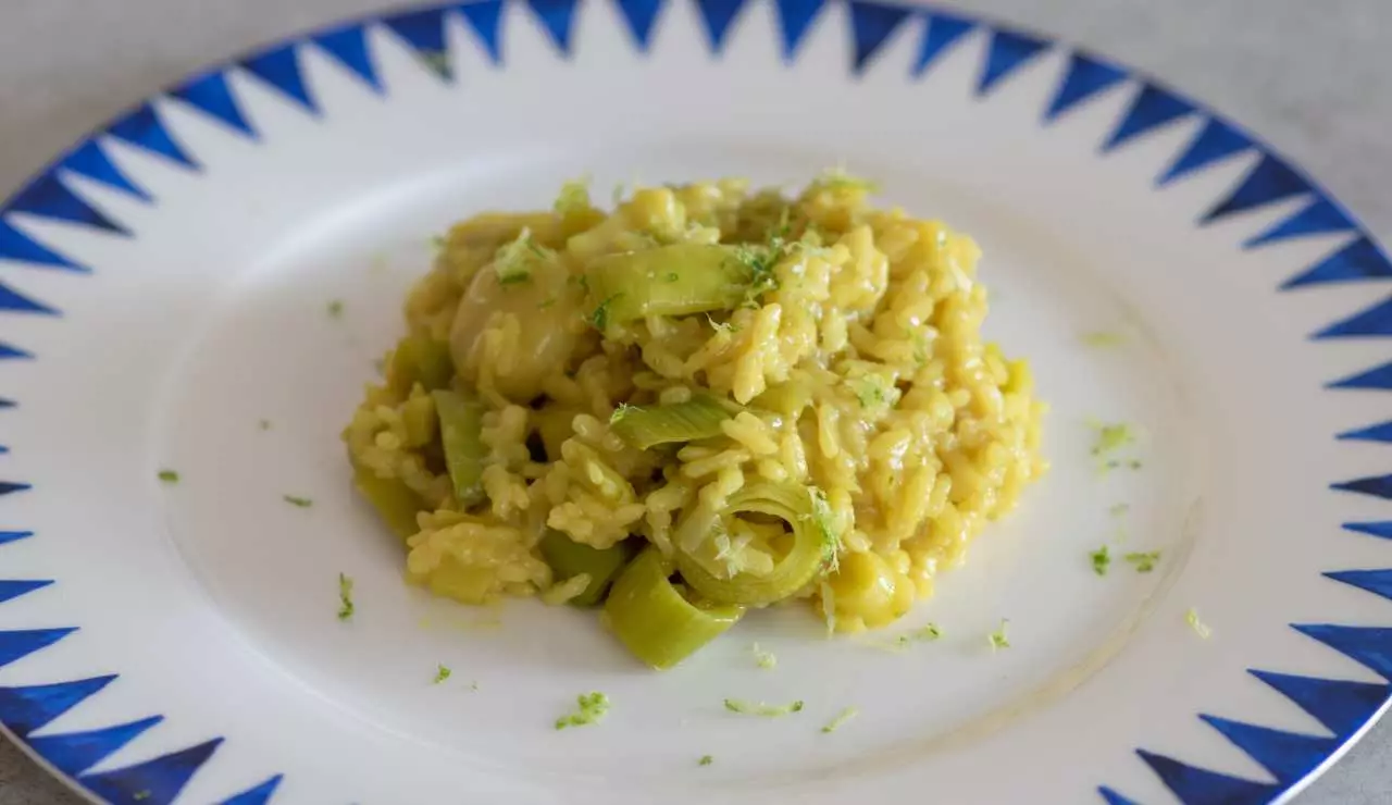 Risotto mit Lauchcreme | Zunächst einladend und echt